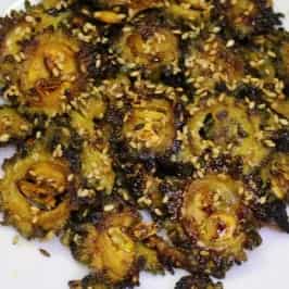 How to make Honey Sesame Chard Bitter Gourd Recipe