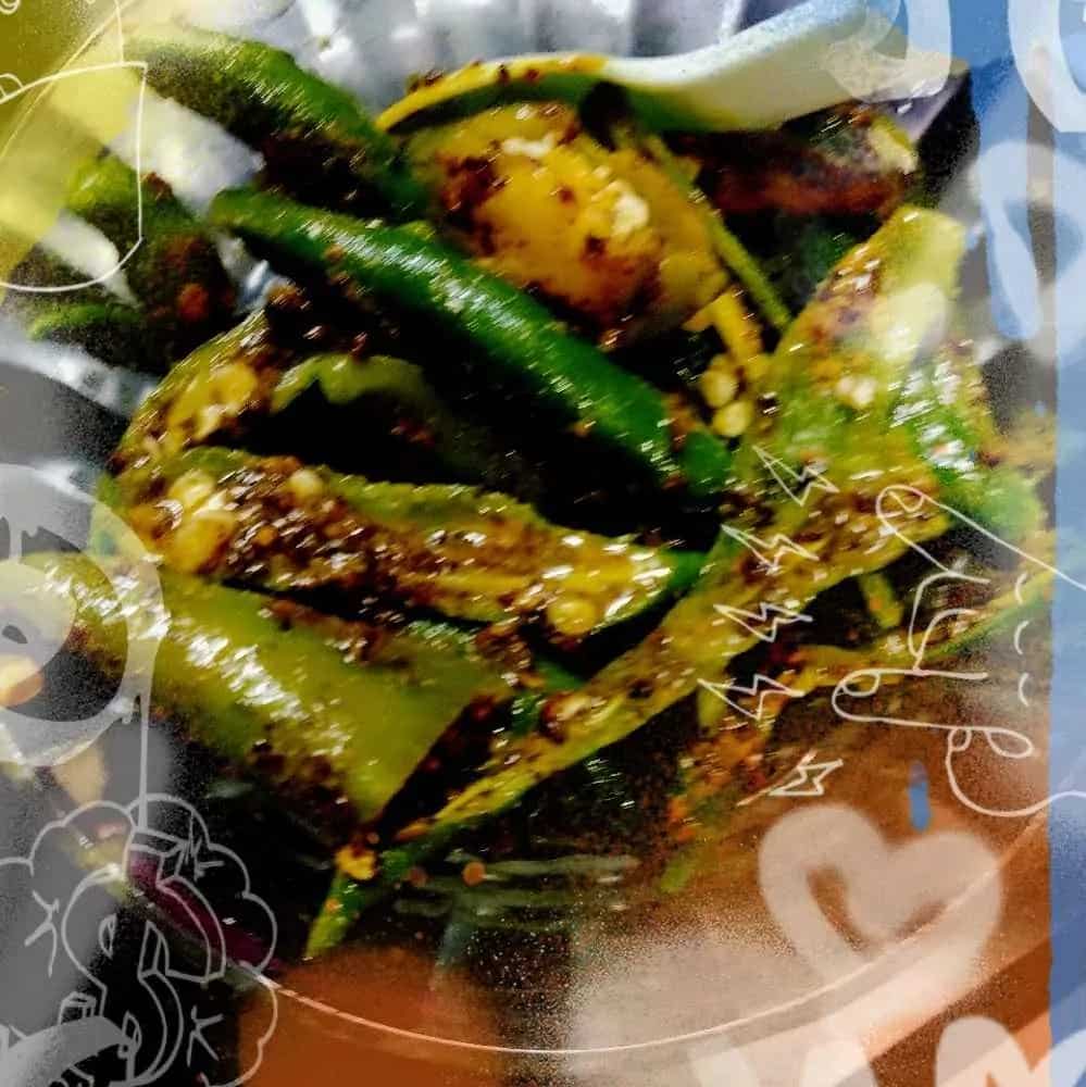 How to make Instant Green Chilli Pickle Recipe