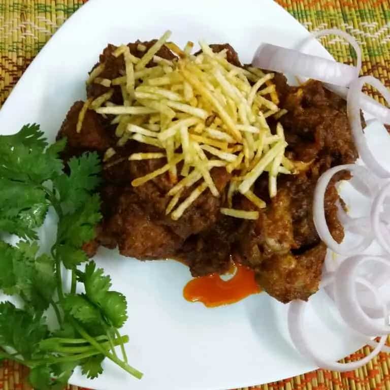 How to make Jardaloo Salli Murgh Recipe