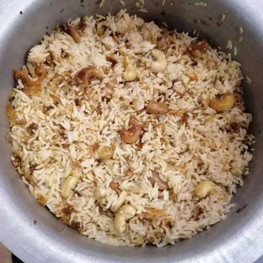 How to make Kaju Rice(cashewnut Rice) Recipe