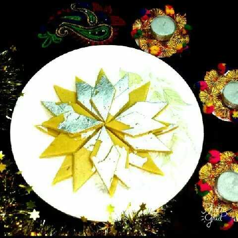 How to make Kesar Kaju Katli Recipe