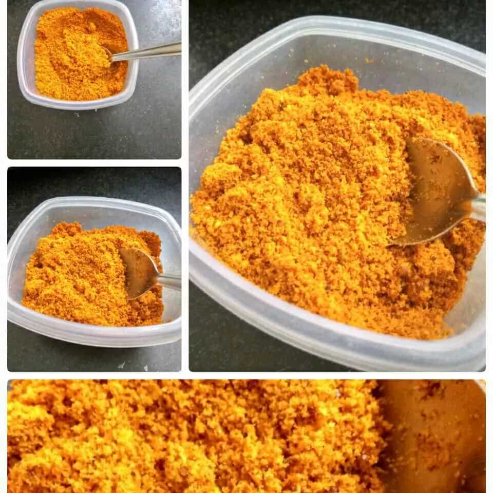 How to make Kobri Chatni Pudi/dry Coconut Chatni Pudi Recipe