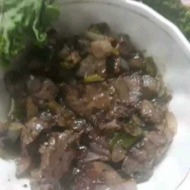 How to make Liver Butter Pepper Saute Recipe