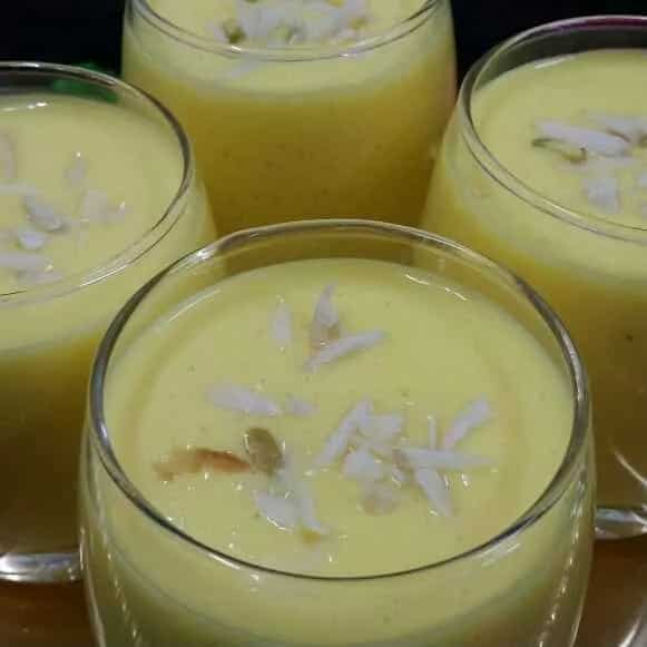 How to make Mango Malai Lassi Shots Recipe