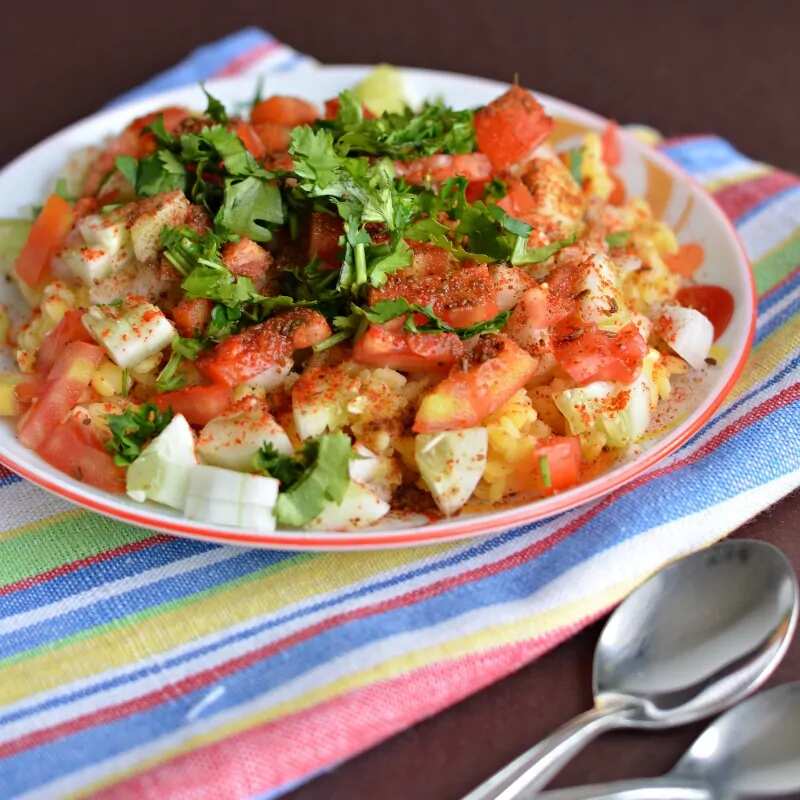 How to make Moong Dal/yellow Lentil Chat Recipe
