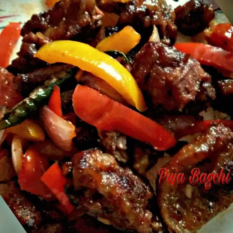 How to make Mutton Chilli Pepper Fry Recipe