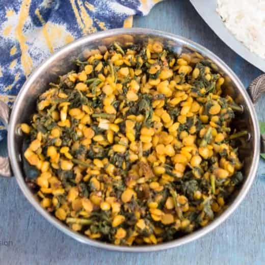 How to make Palakura Podi Pappu Recipe