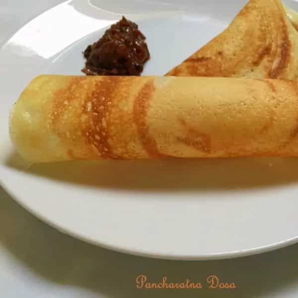 How to make Pancharatna Dosa Recipe