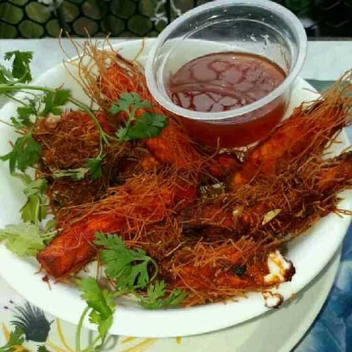 How to make Paneer Chilli Threads Recipe