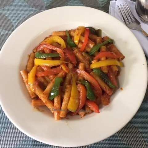 How to make Pav Bhaji Masala Pasta Recipe