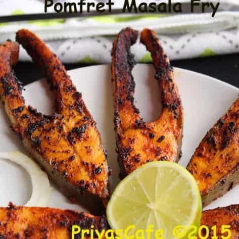How to make Pomfret Masala Fry (chennai Style) Recipe