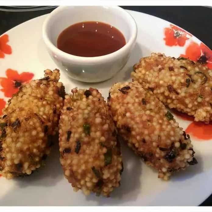 How to make Potato Sago (sabudana) Rolls Recipe