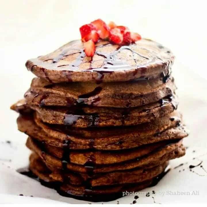 How to make Ragi & Chocolate Pan Cakes Recipe