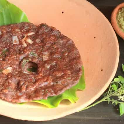 How to make Ragi Maavu Roti (ragi/nagli/finger Millet Flour Roti) Recipe