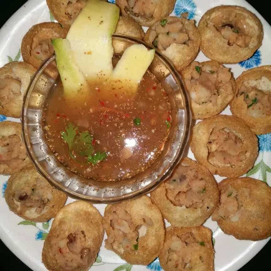 How to make Raw Mango Flavoured Pani Puri Recipe
