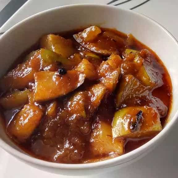 How to make Raw Mango Sabji (kachi Keri Nu Saak) Recipe