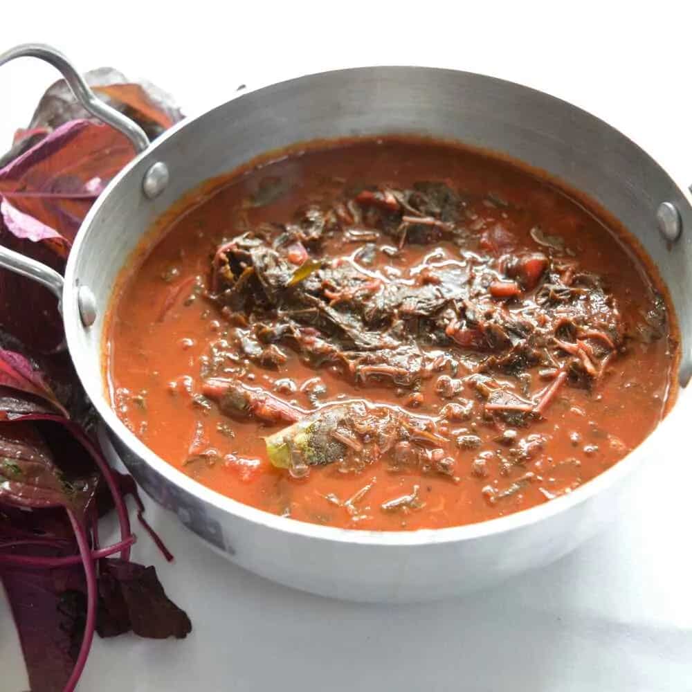 How to make Red Amaranth Curry Recipe