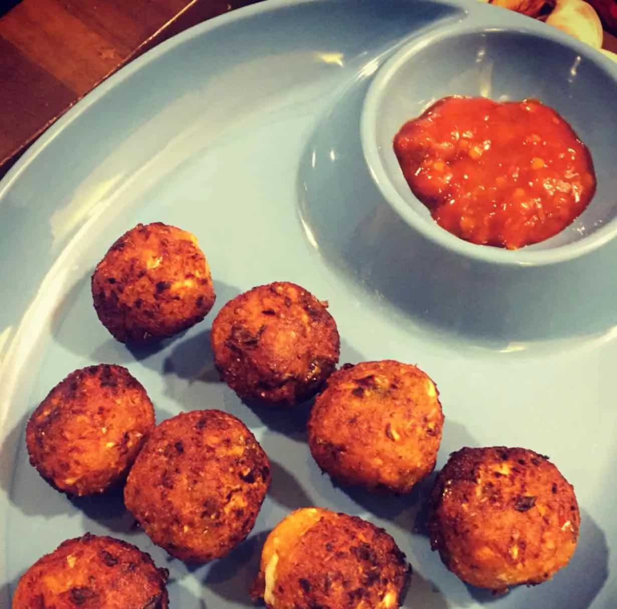 How to make Schezwan Veggie Balls Recipe