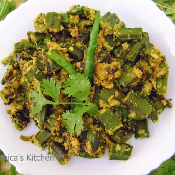 How to make Shorshe Dharosh (mustard Okra Stir Fry-bengali Style) Recipe