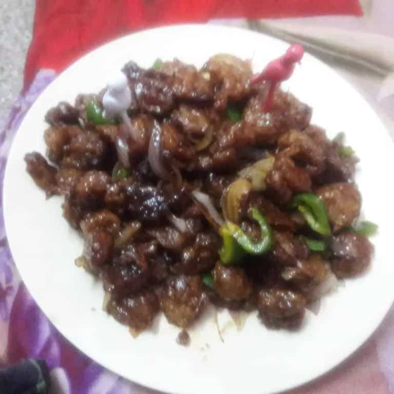 How to make Soya Chilli Chunks Recipe