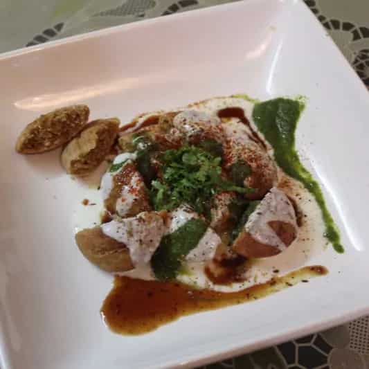 How to make Stuffed Bati Chaat Recipe