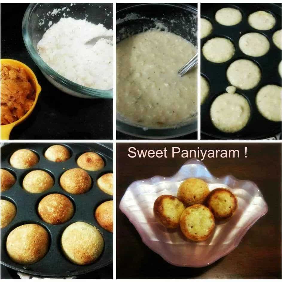 How to make Sweet Coconut Paniyaram Recipe