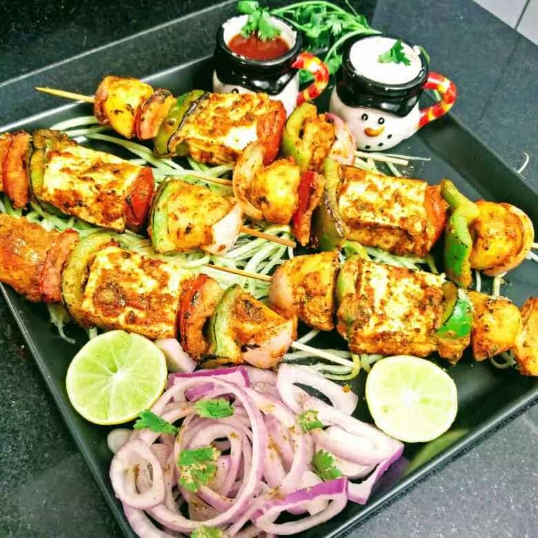 How to make Tandoori Paneer Platter Recipe