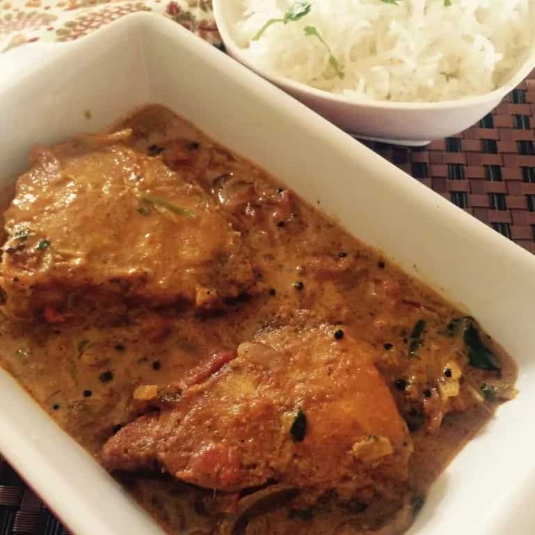 How to make Tangy Curry Leaves Machali (fish Curry) In Coconut Milk Recipe