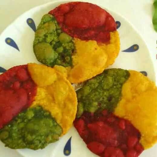 How to make Tri Colour Puri Recipe
