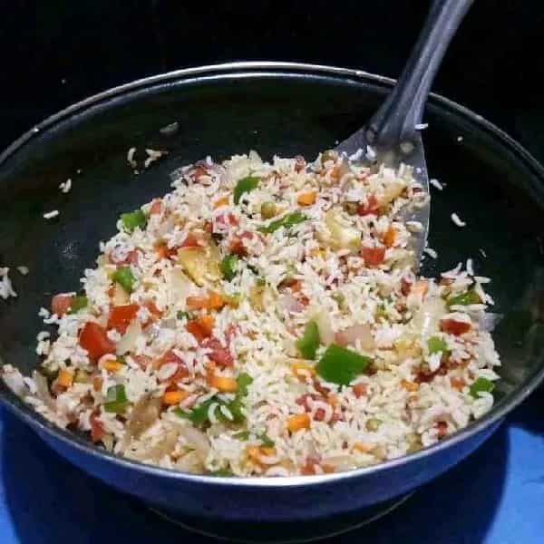 How to make Vegetable Rice Bath Recipe
