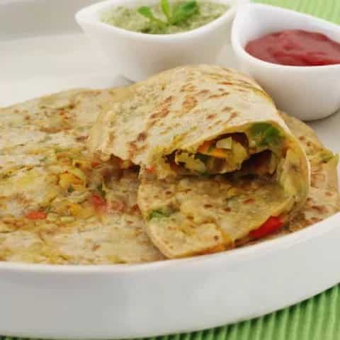 How to make Vegetable Roti Recipe