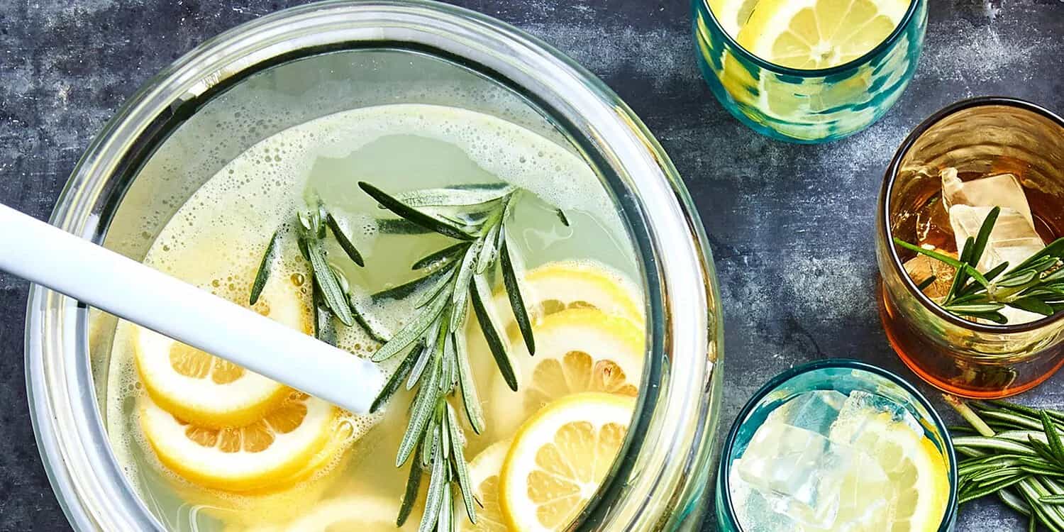 How to make Big-batch Rosemary Lemonade Recipe