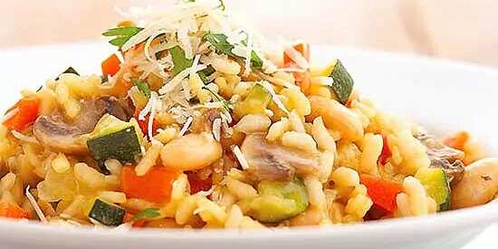 How to make Risotto With Beans And Vegetables Recipe