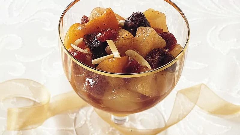 How to make Hot Fruit Compote Recipe