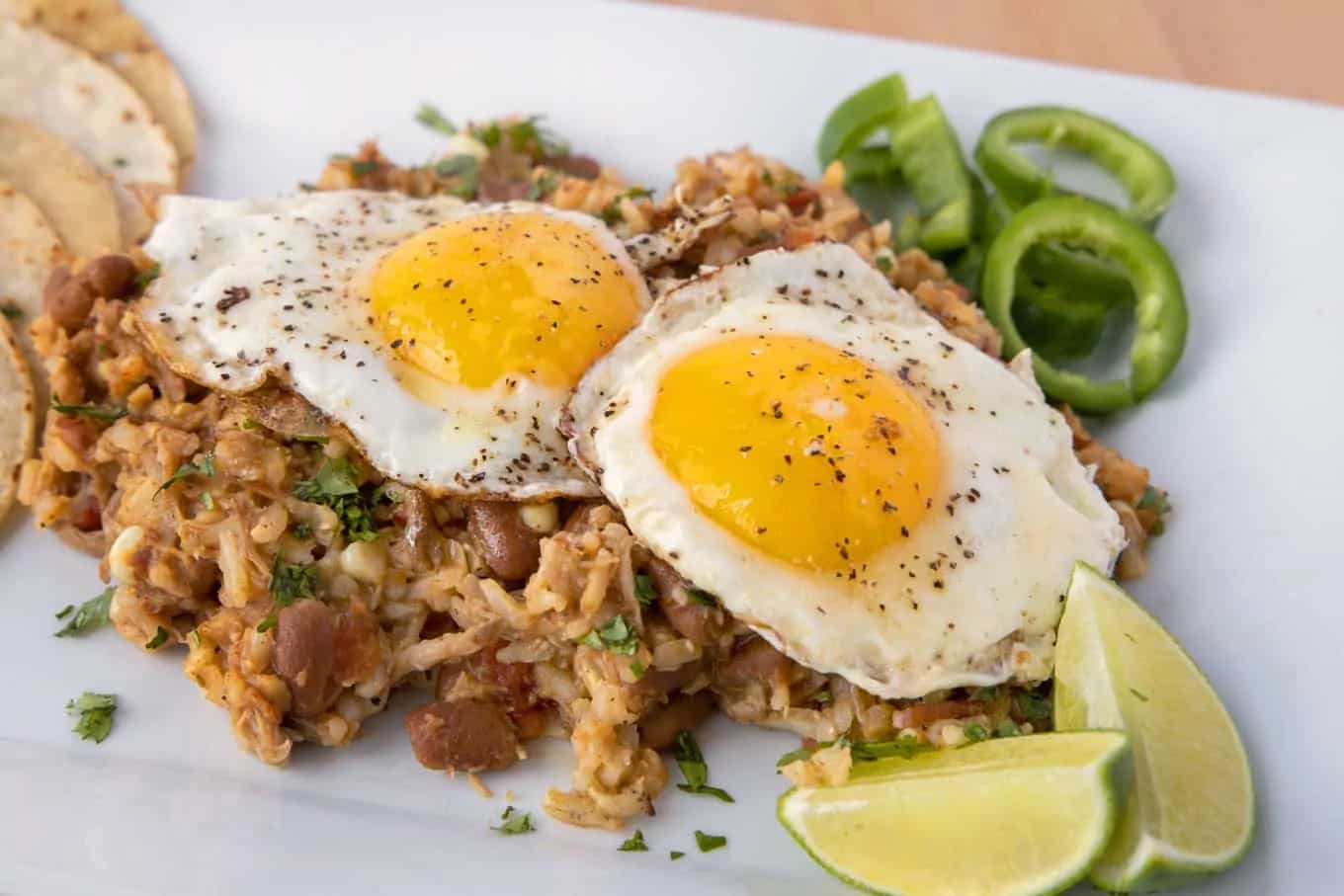 How to make Cowboy Fried Rice With Pulled Pork & Chili Beans Recipe