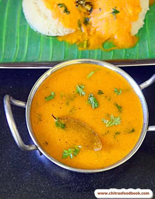 How to make Plain Kurma For Idli Dosa Recipe