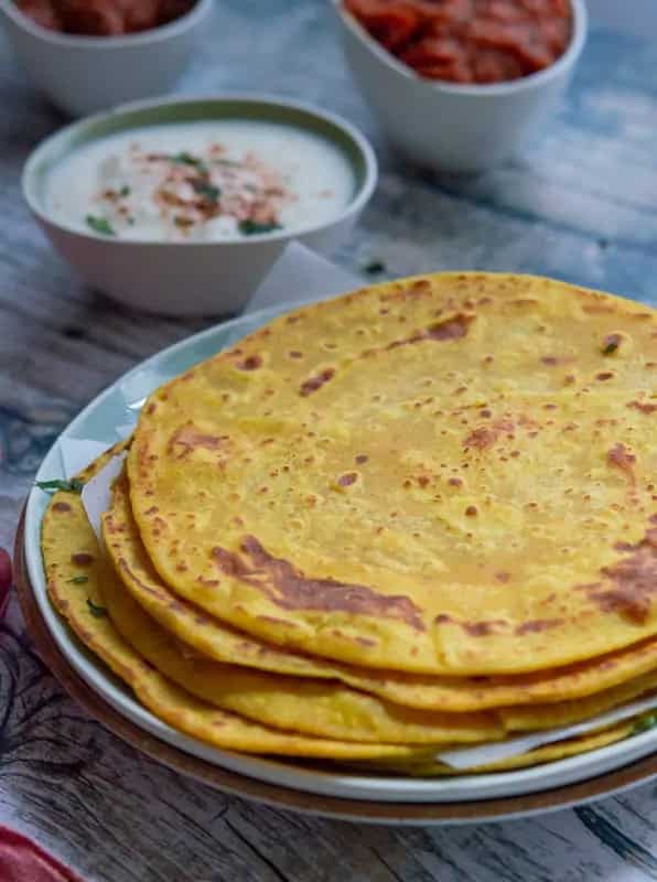 How to make Besan Masala Roti Recipe