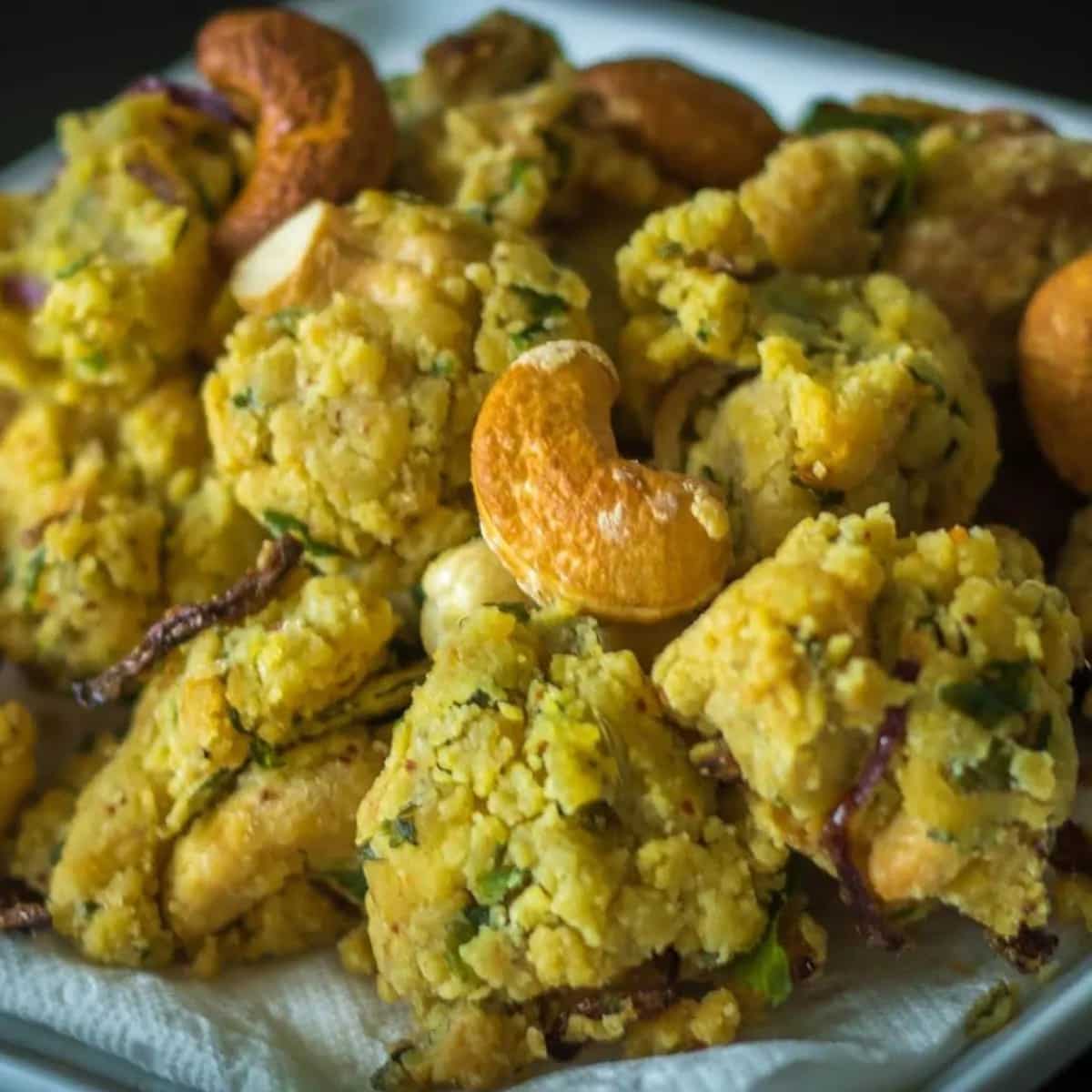 How to make Cashew Nut Pakoda Recipe