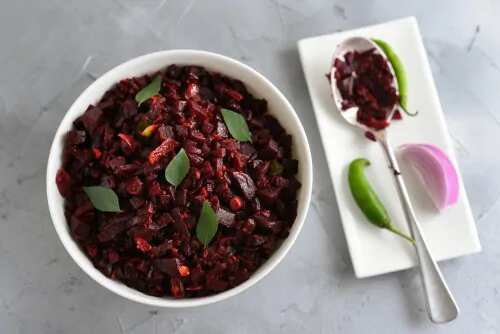 How to make Beetroot Thoran Recipe