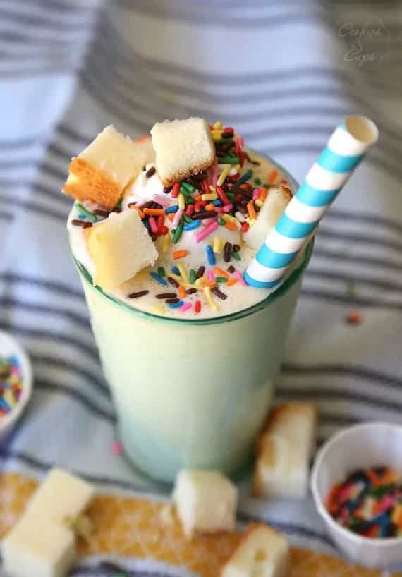 How to make Birthday Cake Milkshake Recipe