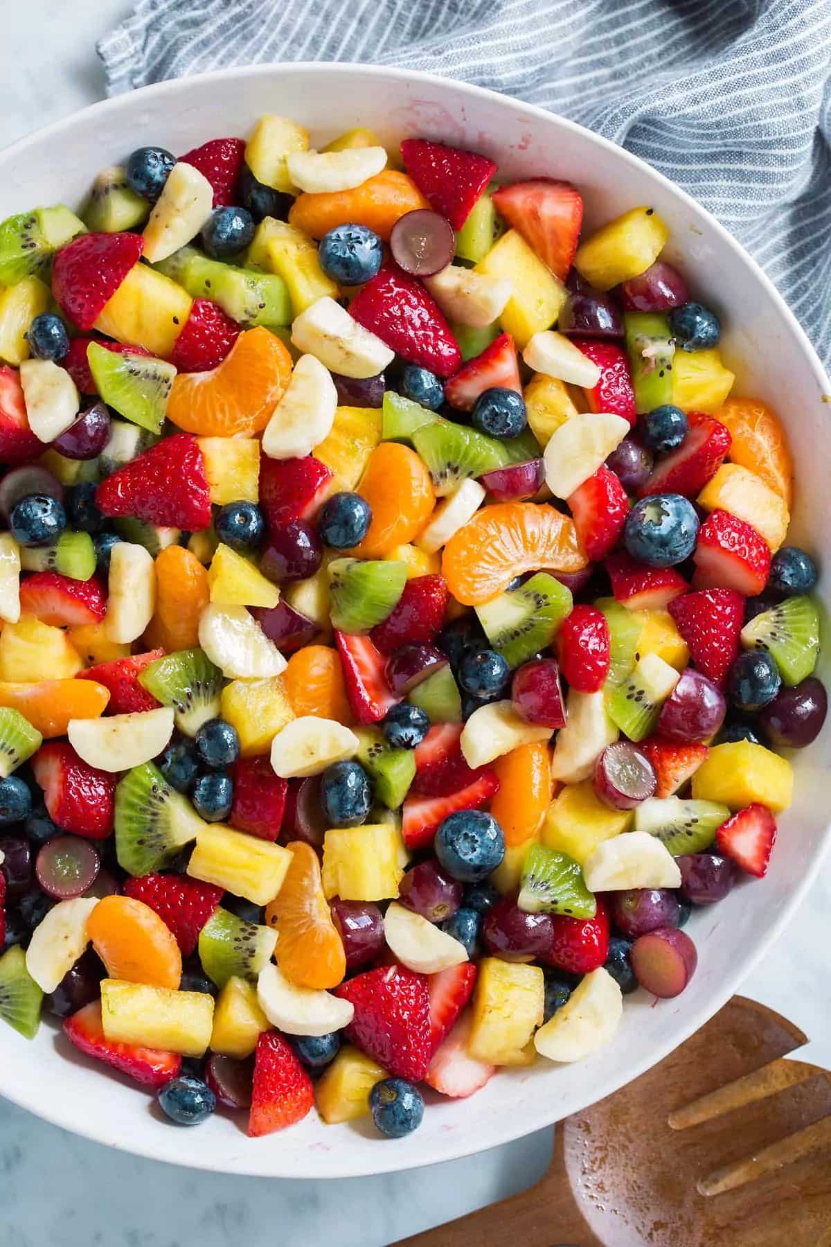 How to make Honey Lime Rainbow Fruit Salad Recipe