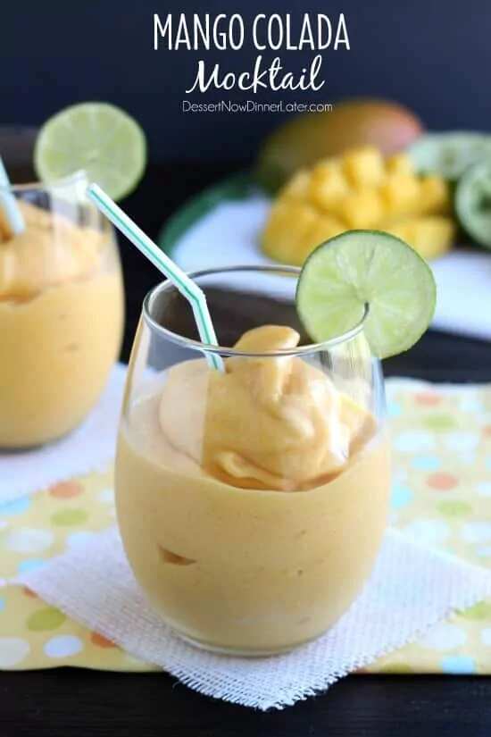 How to make Mango Colada Mocktail Recipe