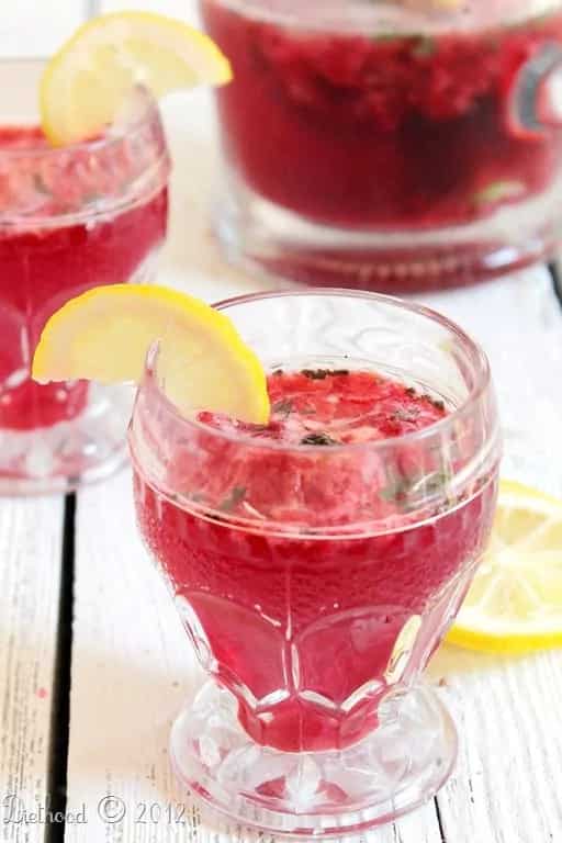 How to make Raspberry Lime Soda Lemonade Recipe