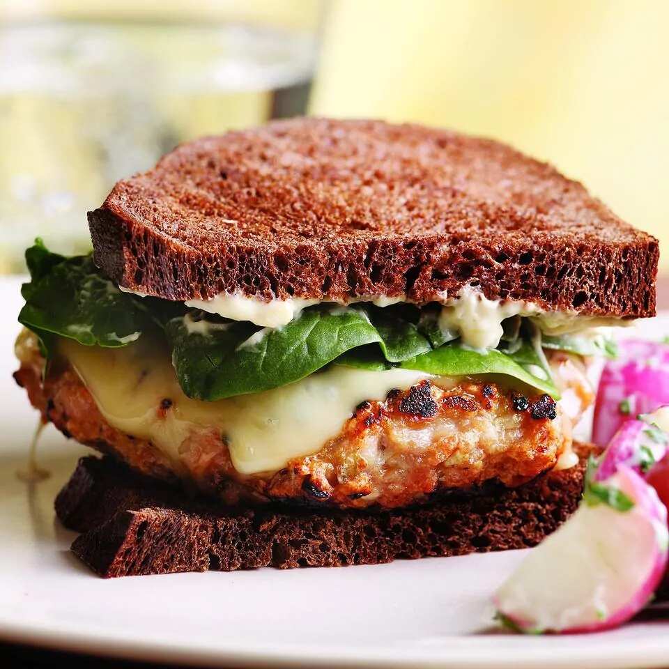 How to make Chicken Cordon Bleu Burger Recipe