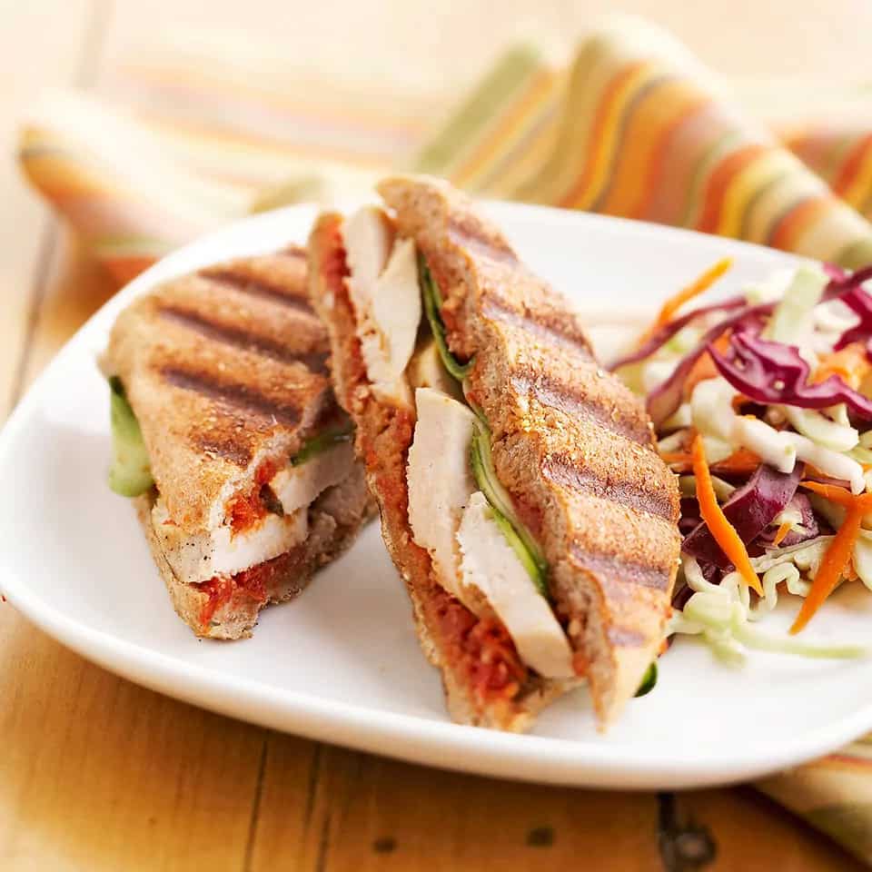 How to make Mediterranean Chicken Panini Recipe