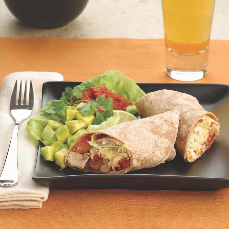 How to make Shredded Turkey & Pinto Bean Burritos Recipe