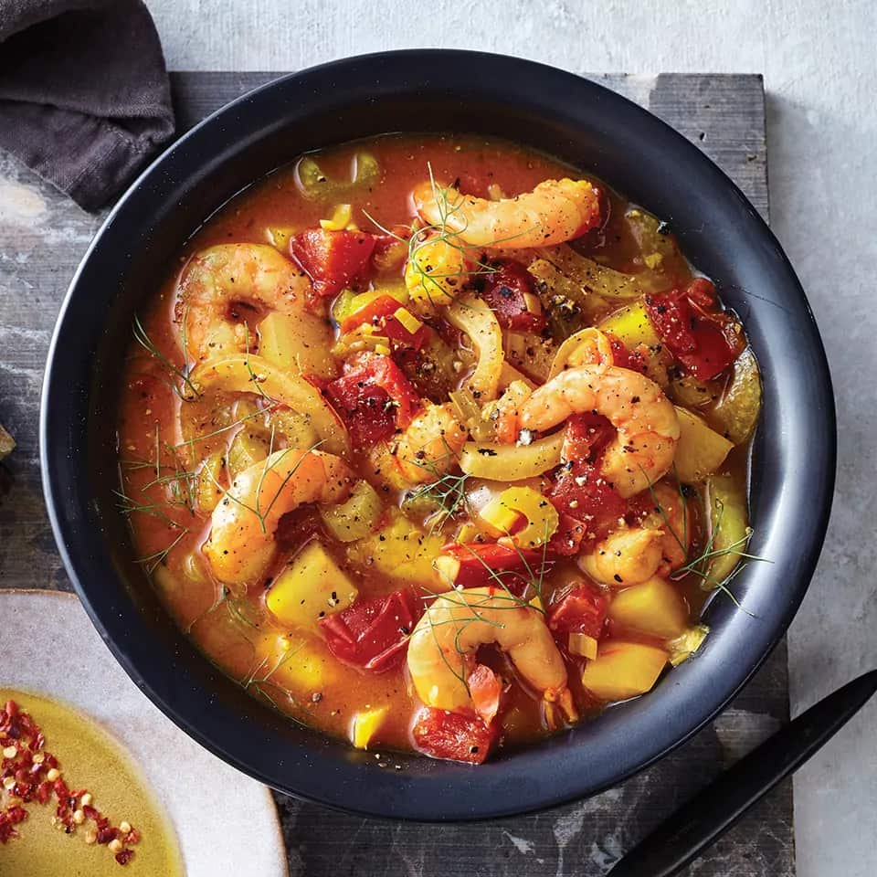 How to make Slow-cooker Manhattan-style Shrimp Chowder Recipe