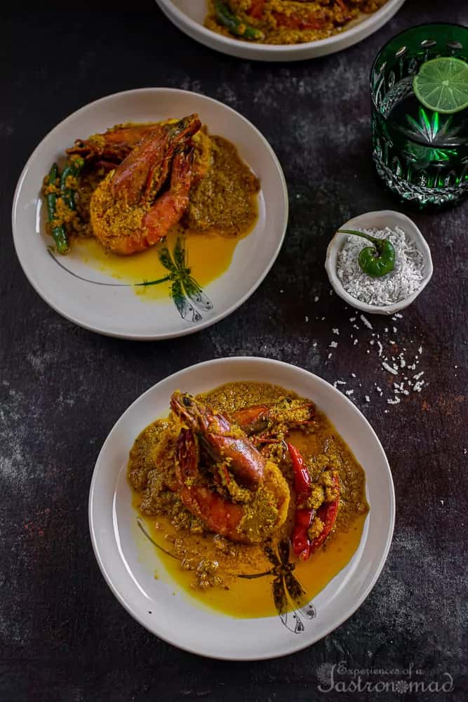 How to make Shorshe Narkel Chingri Recipe