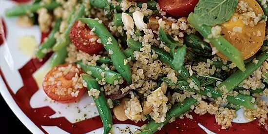 How to make Summer Bulgur And Green Bean Salad Recipe