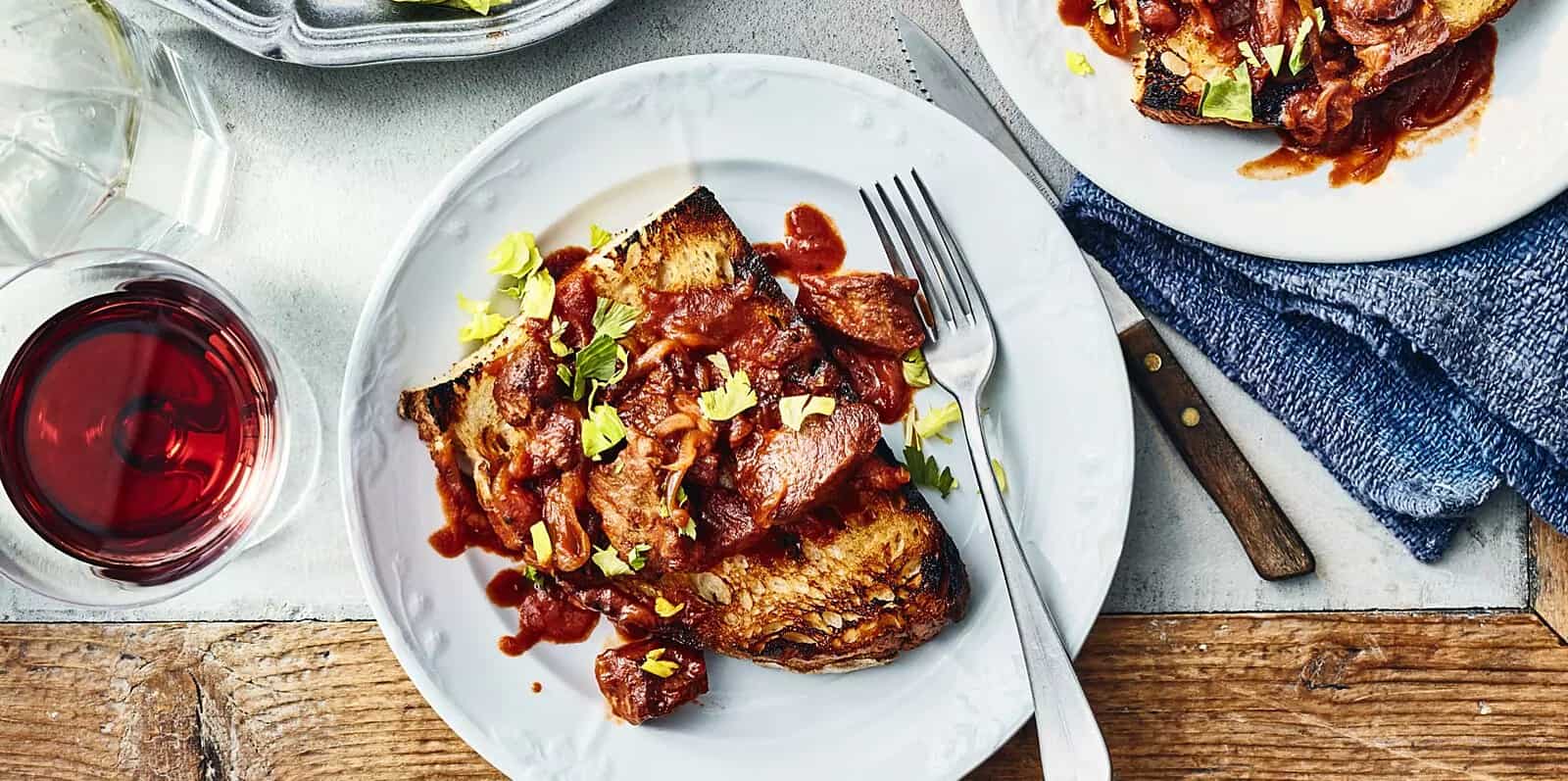 How to make Braised Lamb With Garlic, Wine, And Lovage Recipe